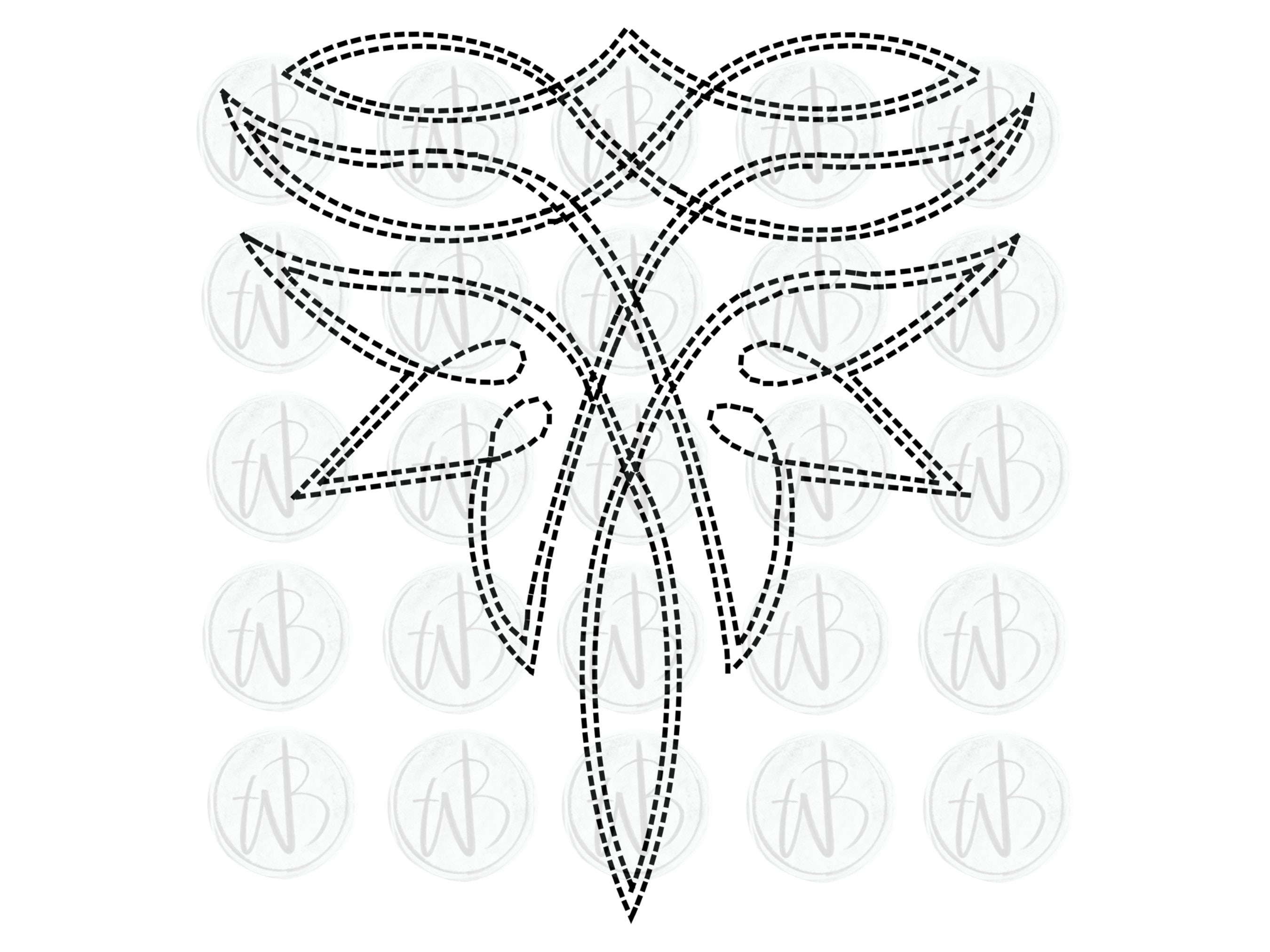 Boot Stitch PNG Cowboy Boot Design Boot Stitch Wester Stitch - Etsy