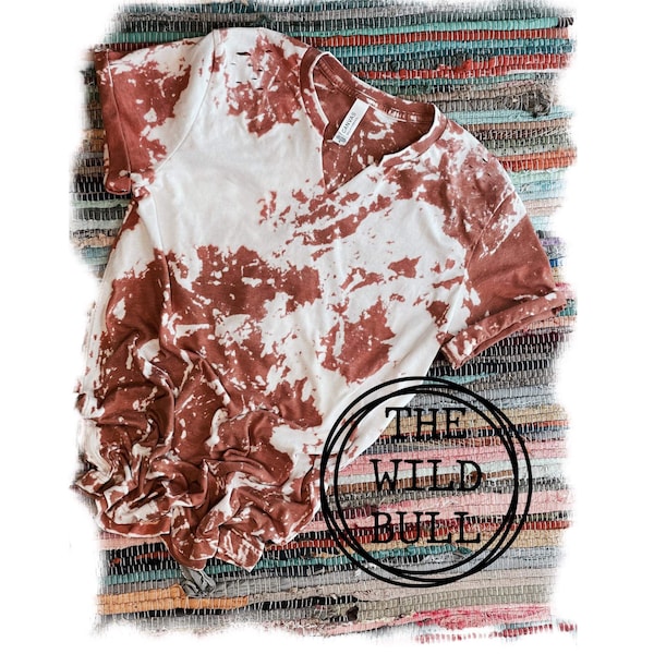 Bleached Tshirt - Etsy