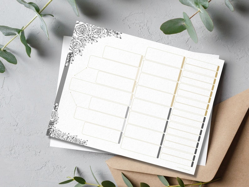 Printable Color-coded Family Tree Template Bundle With 5 Generations ...