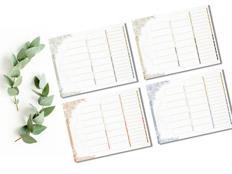 5 Generation, Family Tree Template, Colorful Family Tree Chart ...