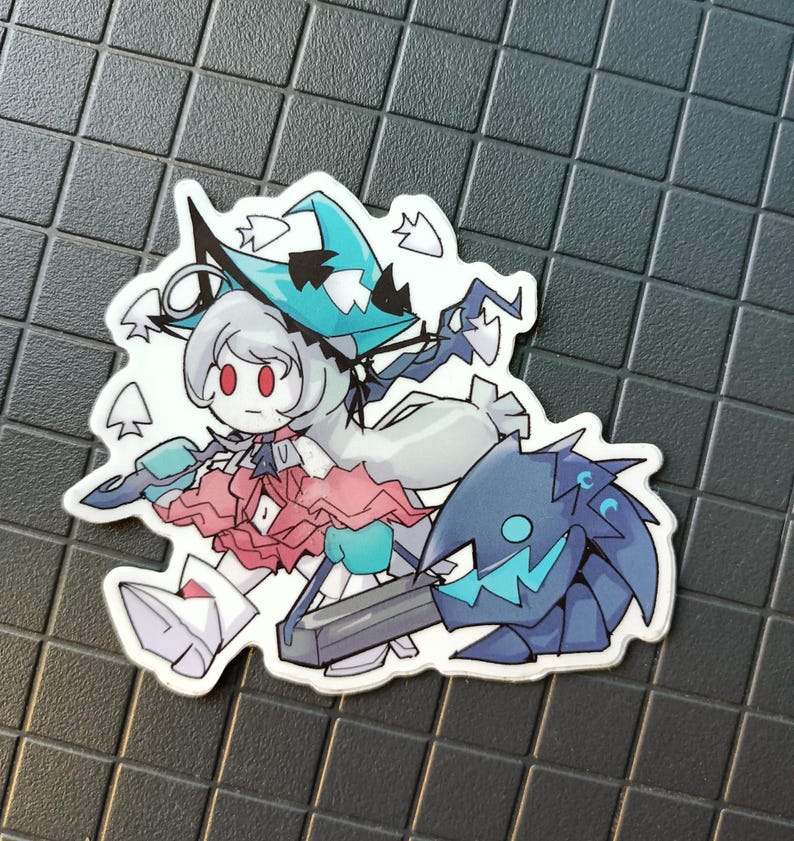 Kal'tsit Mudrock Skadi | Arknights X Paper M*rio Style Sticker - Etsy