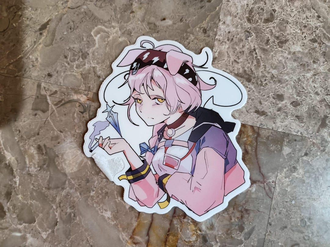 Golgen Glow Tired Arknights Sticker - Etsy