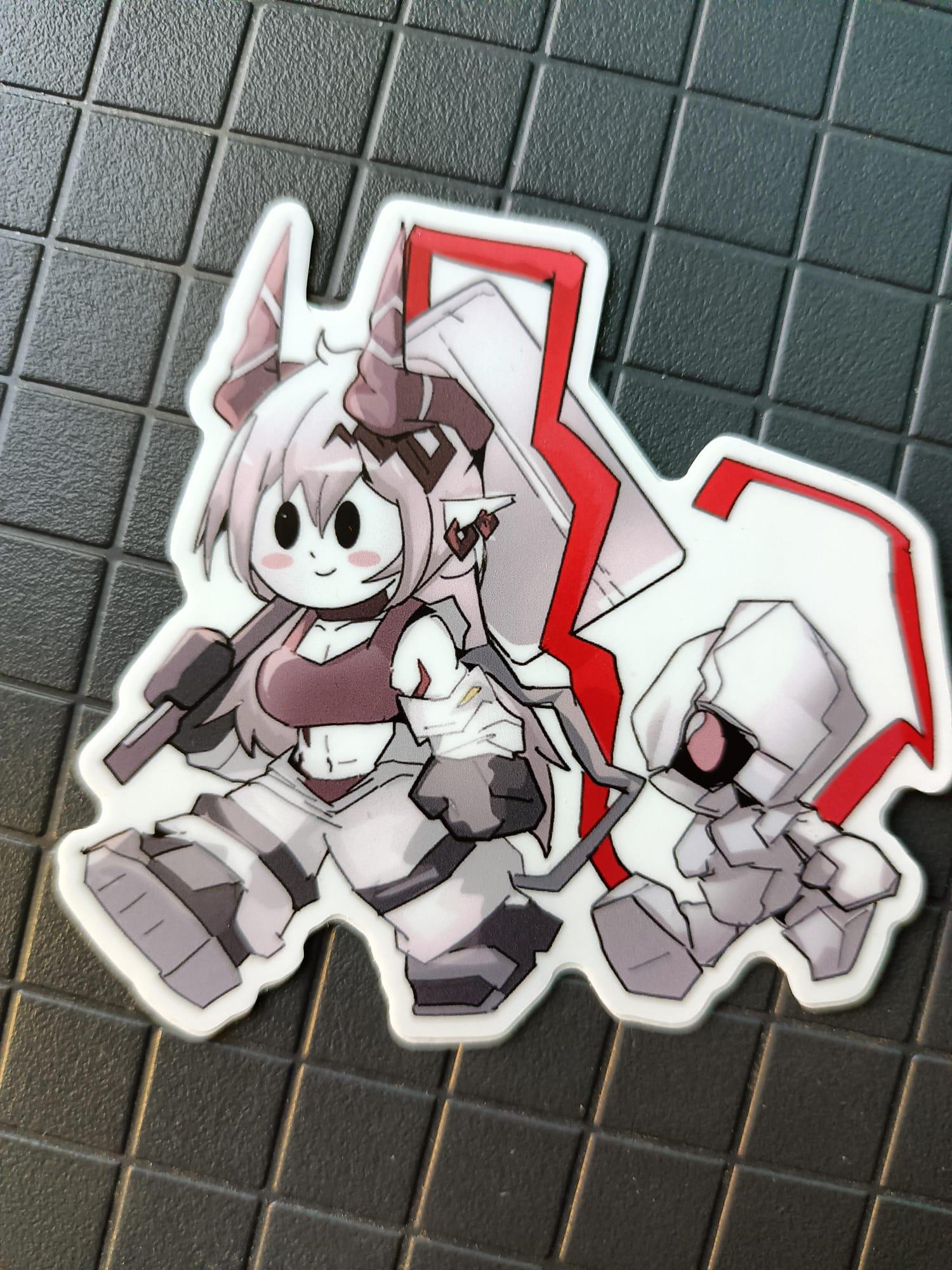 Kal'tsit Mudrock Skadi | Arknights X Paper M*rio Style Sticker - Etsy