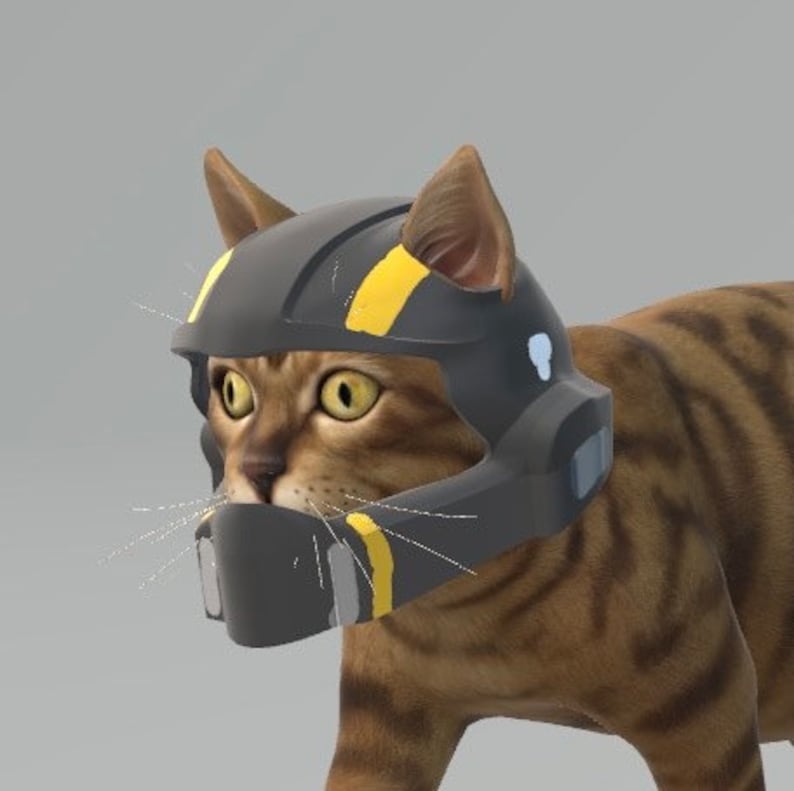 Helldivers Cat Helmet (FILES) - Etsy