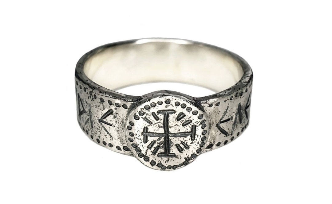 Silver Ring 'mercy' (kýrie Eléison) - Etsy