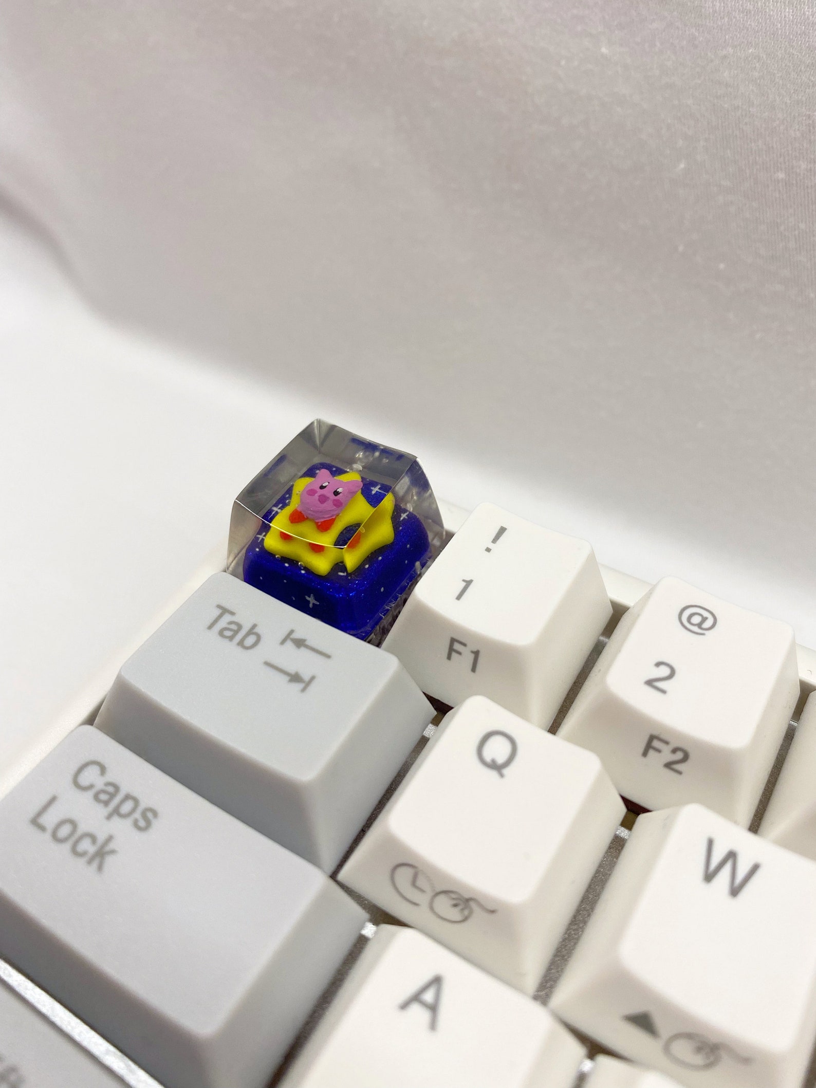 Cute Kirby Resin Keycap Artisan Handmade OEM Profile for - Etsy