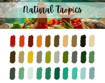 Procreate Color Palette BOHO YOLO | Color Swatches | Instant Download ...