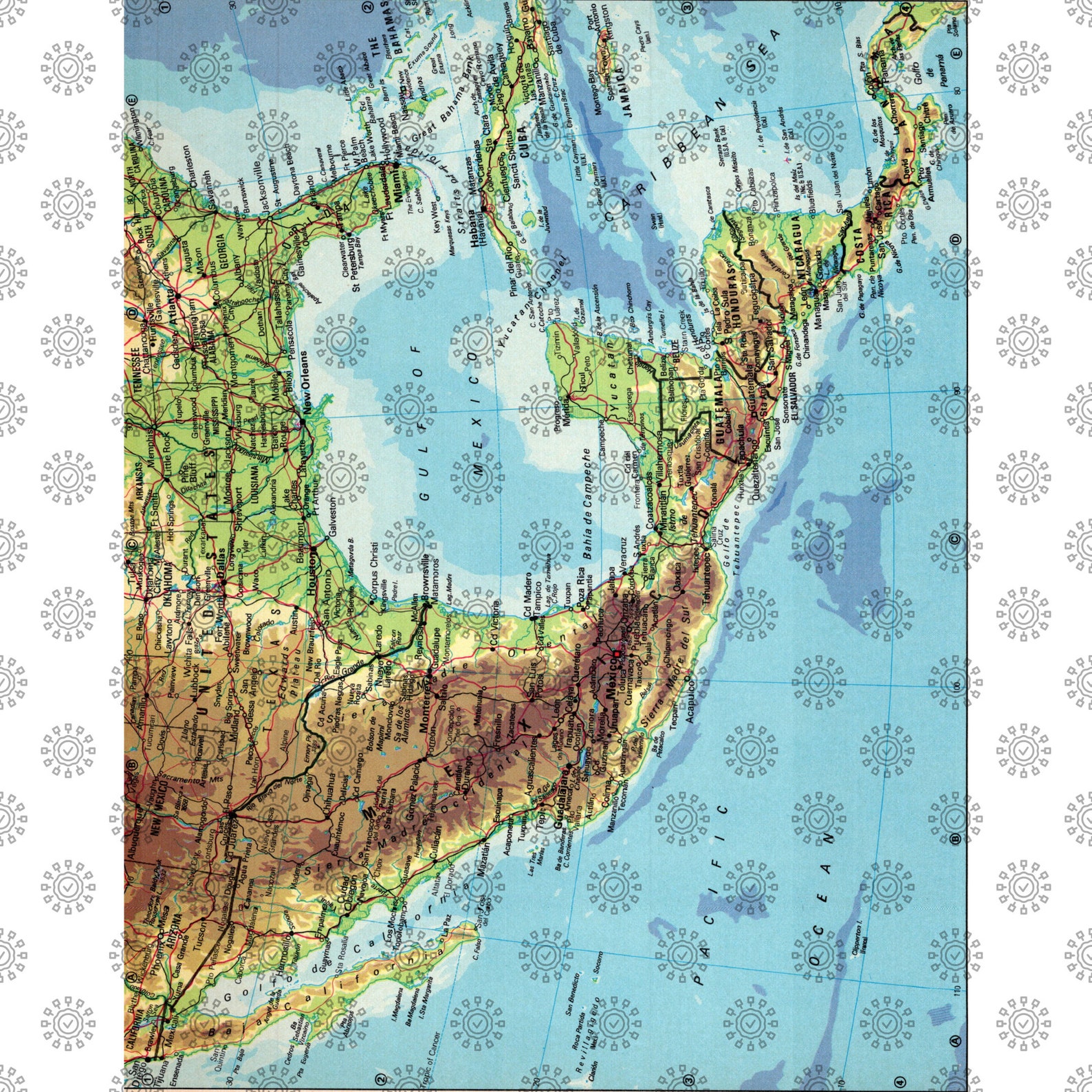 Vintage Maps Collection Printable Digital Paper Old Paper Textures 16 ...