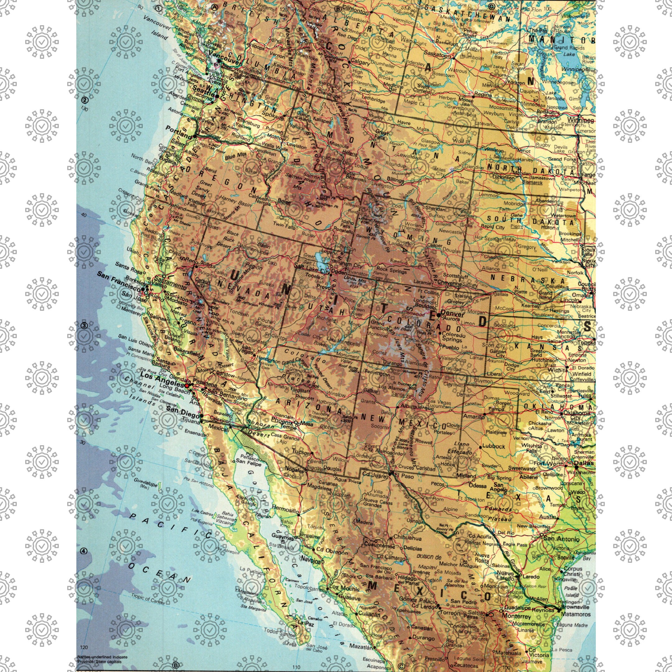 Vintage Maps Collection Printable Digital Paper Old Paper Textures 16 ...