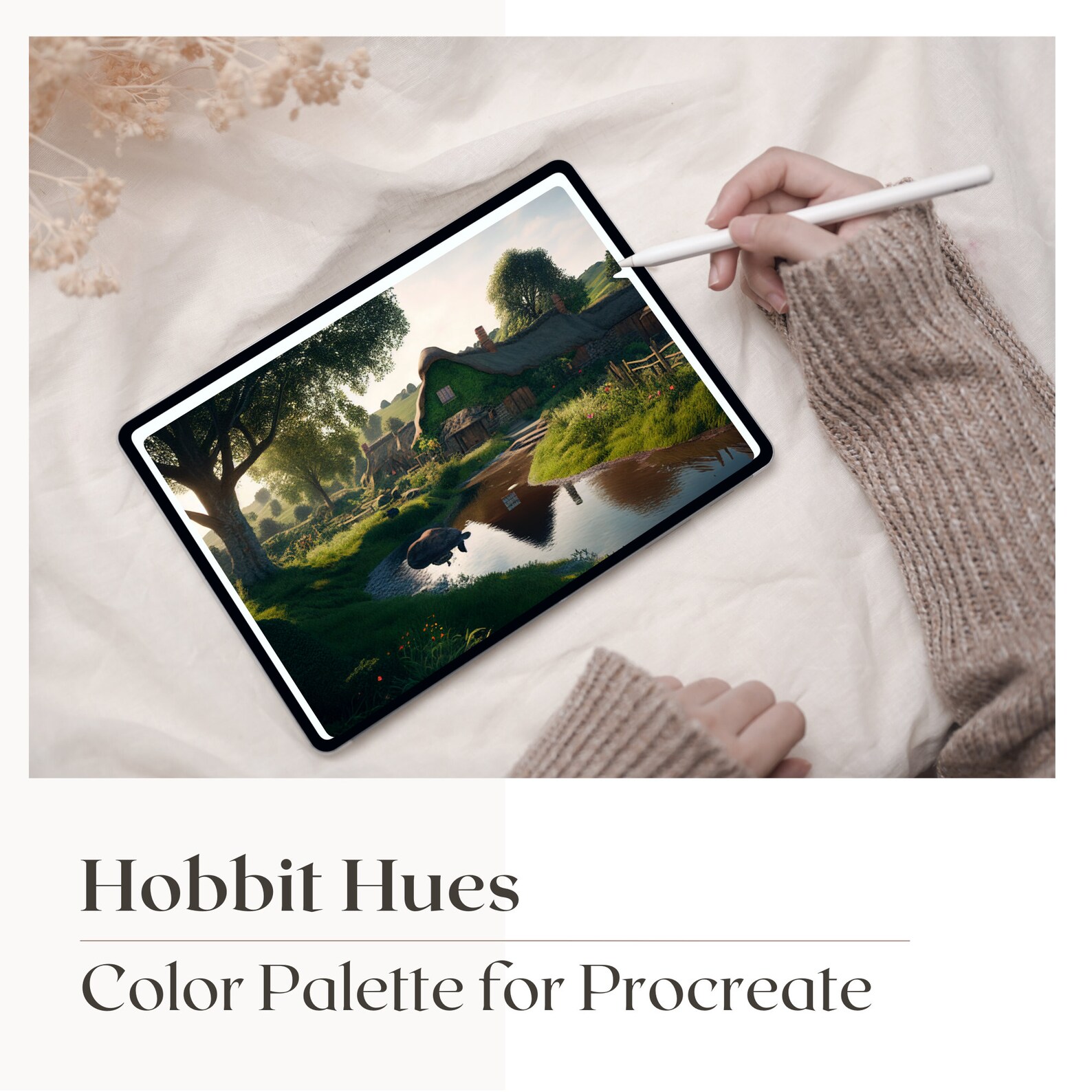 PROCREATE Color Palette HOBBIT HUES | 30 Color Swatches | Instant ...