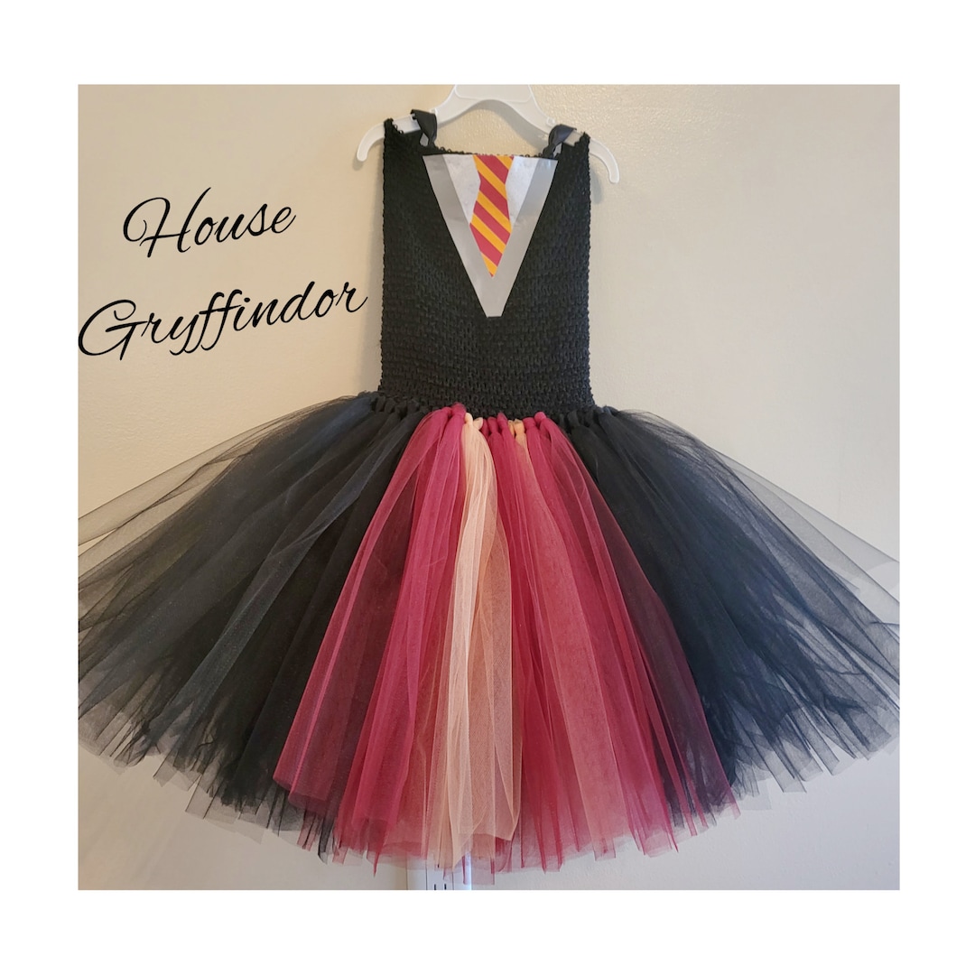 Harry Potter Tutu Dress, Gryffindor House Inspired Halloween Costume ...