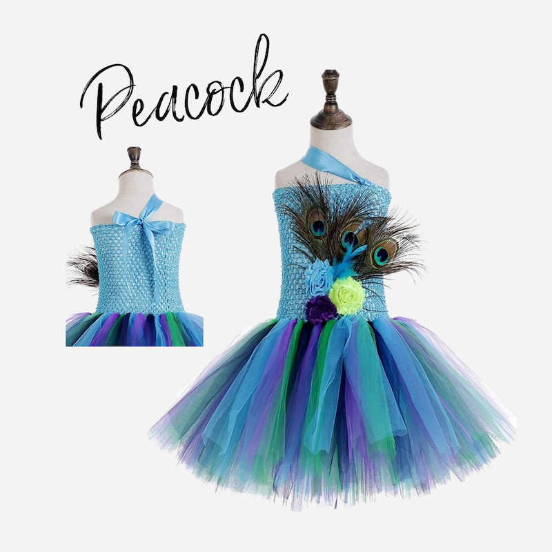 Peacock Tutu - Etsy