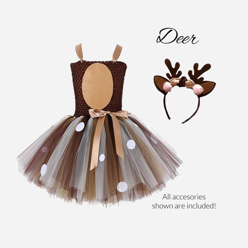 Girls Deer Costume - Etsy