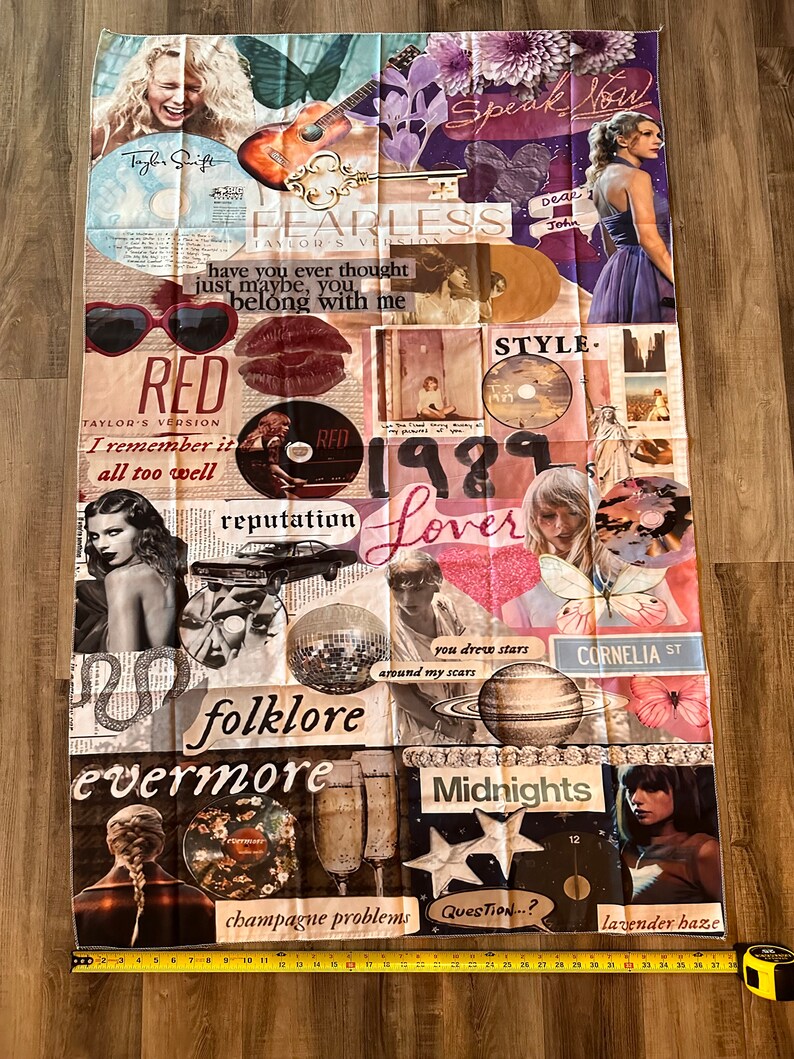 Taylor Swift Banner Taylor Swift Flag Hanging Dorm Party Backdrop ...