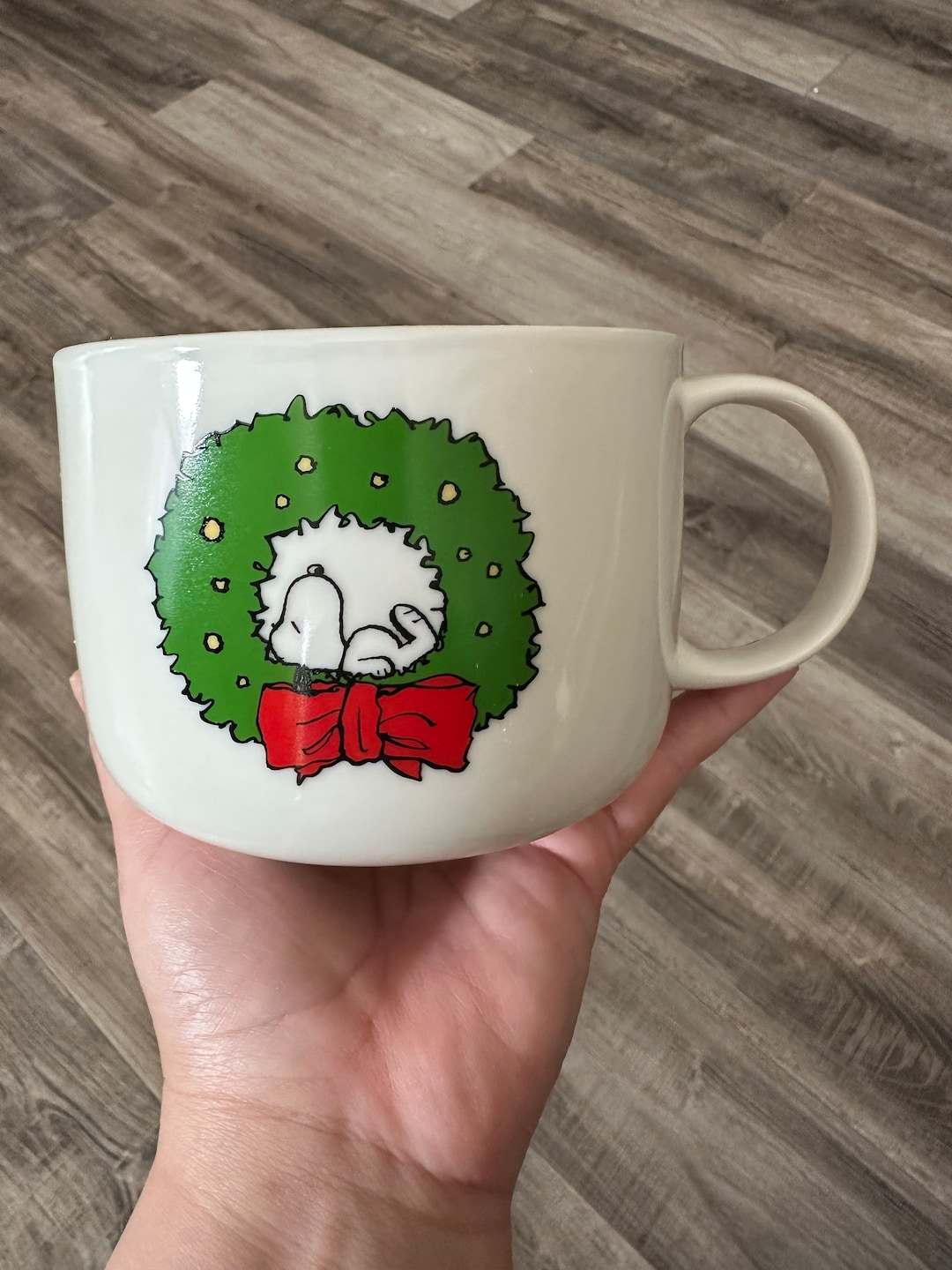 2021 Peanuts Gourmet Soup Bowl With Handle Snoopy Christmas Soup Bowl ...