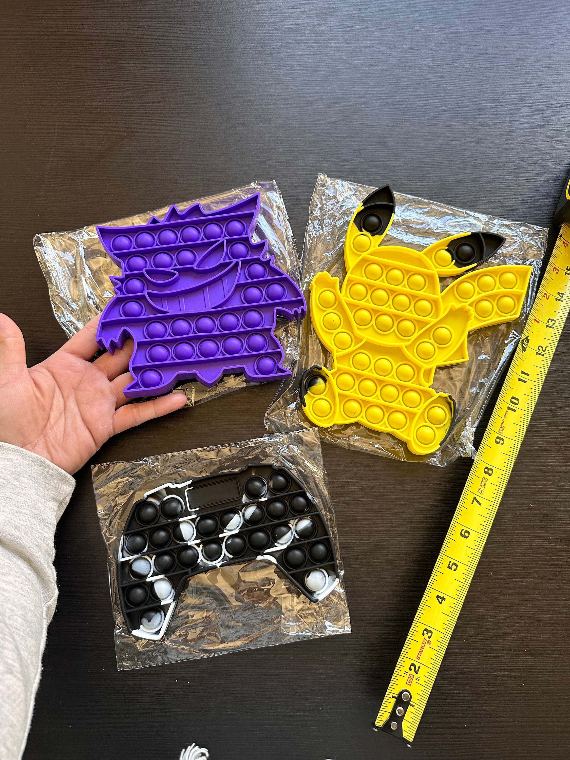 Nintendo Controller Pop Fidget Pikachu and Gengar Pop Push It Pokemon ...