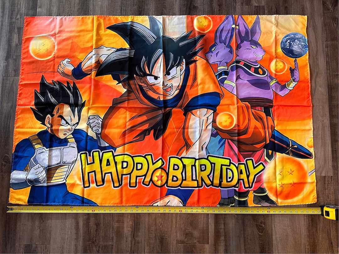 Anime Goku Dragon Ball Banner NOTE That There is a Typo in the Banner ...
