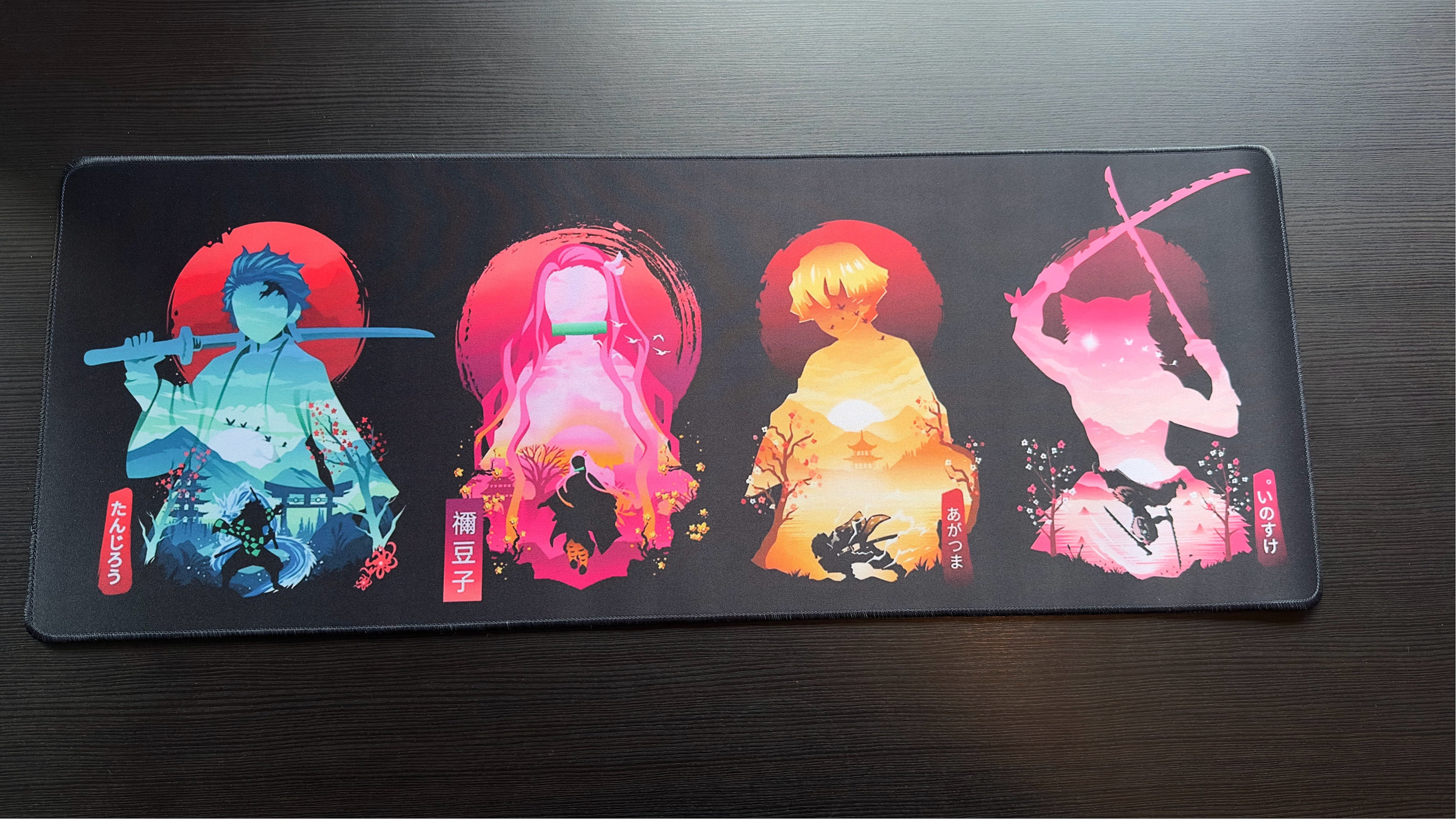 Anime Demon Slayer Mouse Pad Kimetsu No Yaiba Large Extended Gaming ...