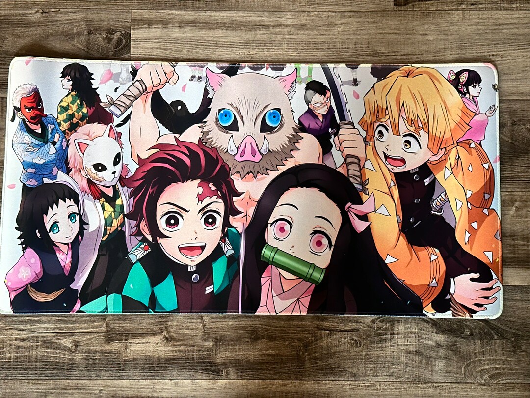 Anime Demon Slayer Mouse Pad Kimetsu No Yaiba Large Extended Gaming ...