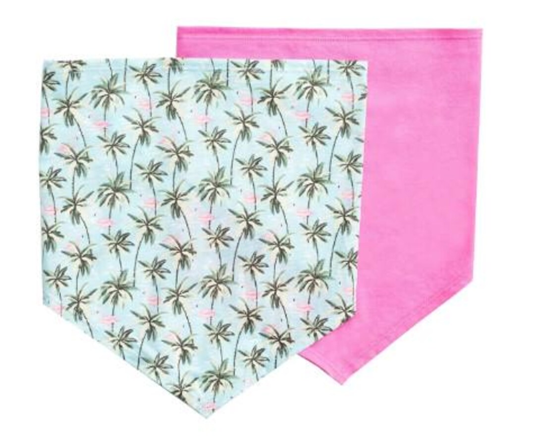 Coco + Rebel Pet Palm Tree Bandana 2-pack, Size: M/L. New! - Etsy