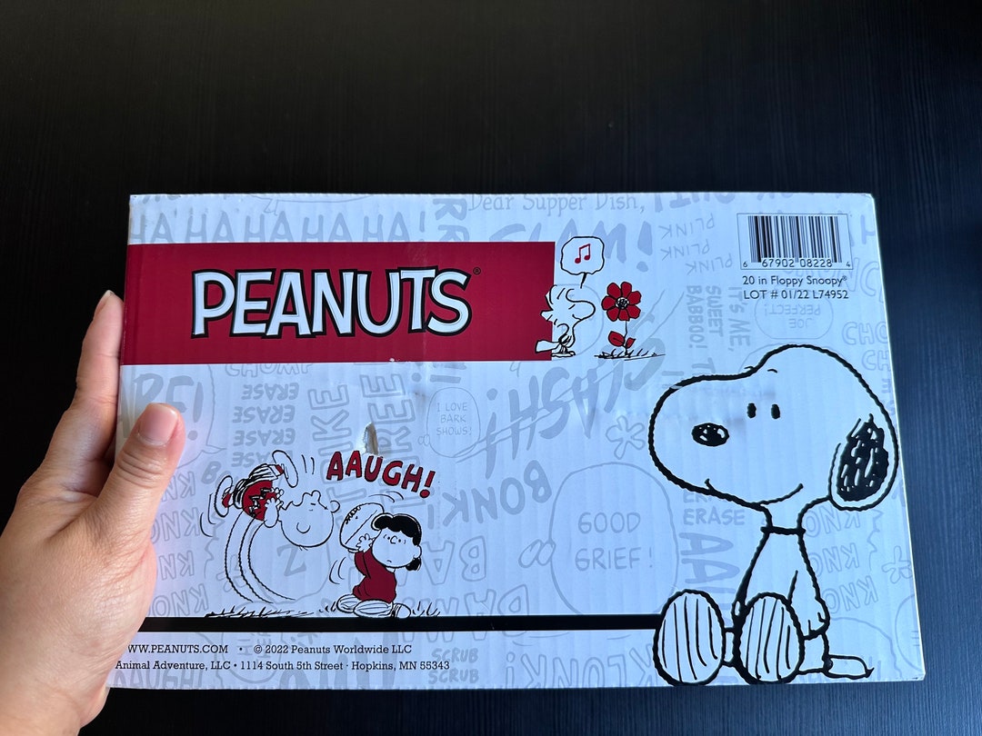 Peanuts 20 In. Floppy Snoopy Plush NEW - Etsy