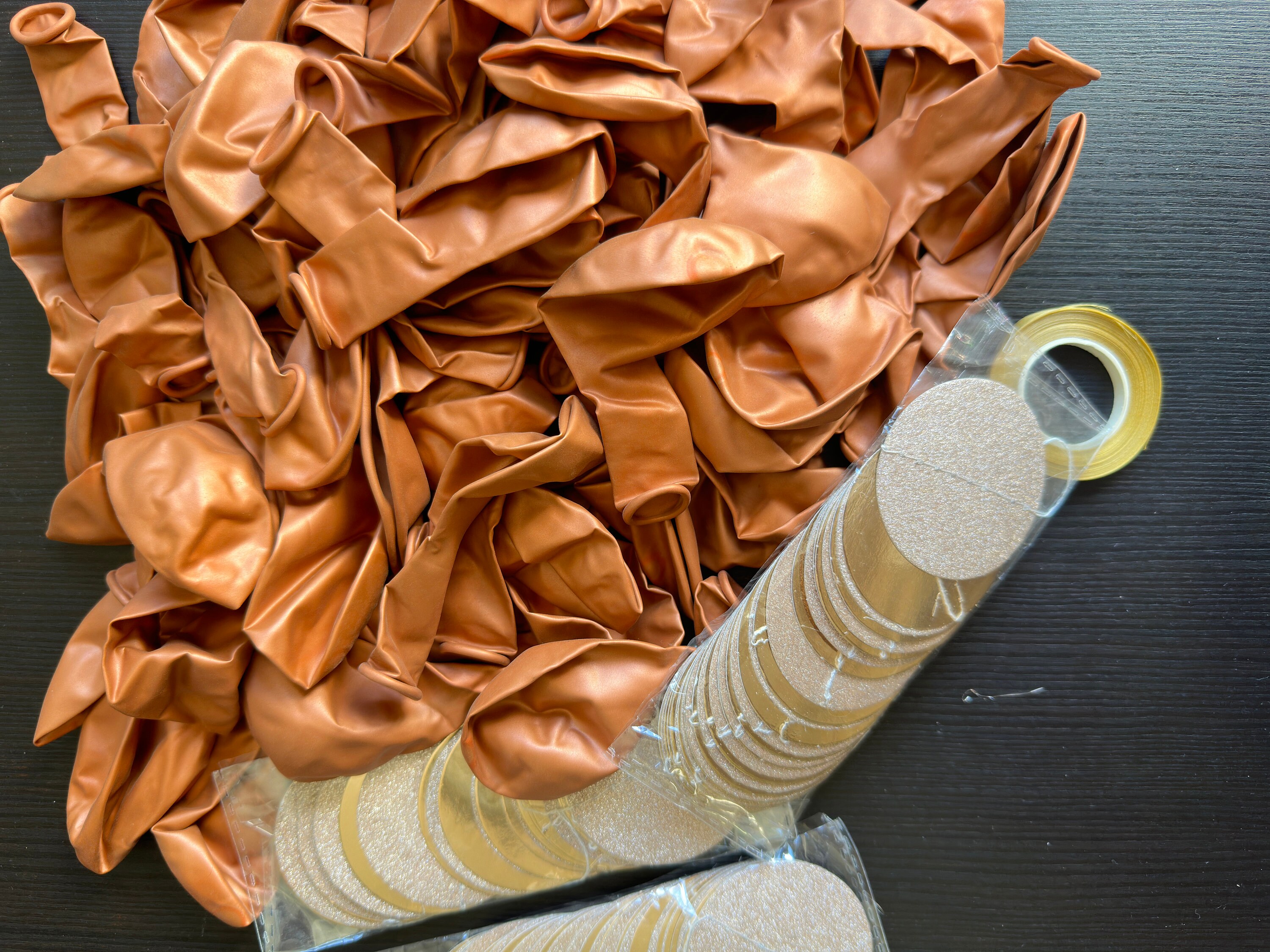 Balloons 70 Pcs Caramel Brown Neutral Rubber Balloons for Wedding ...