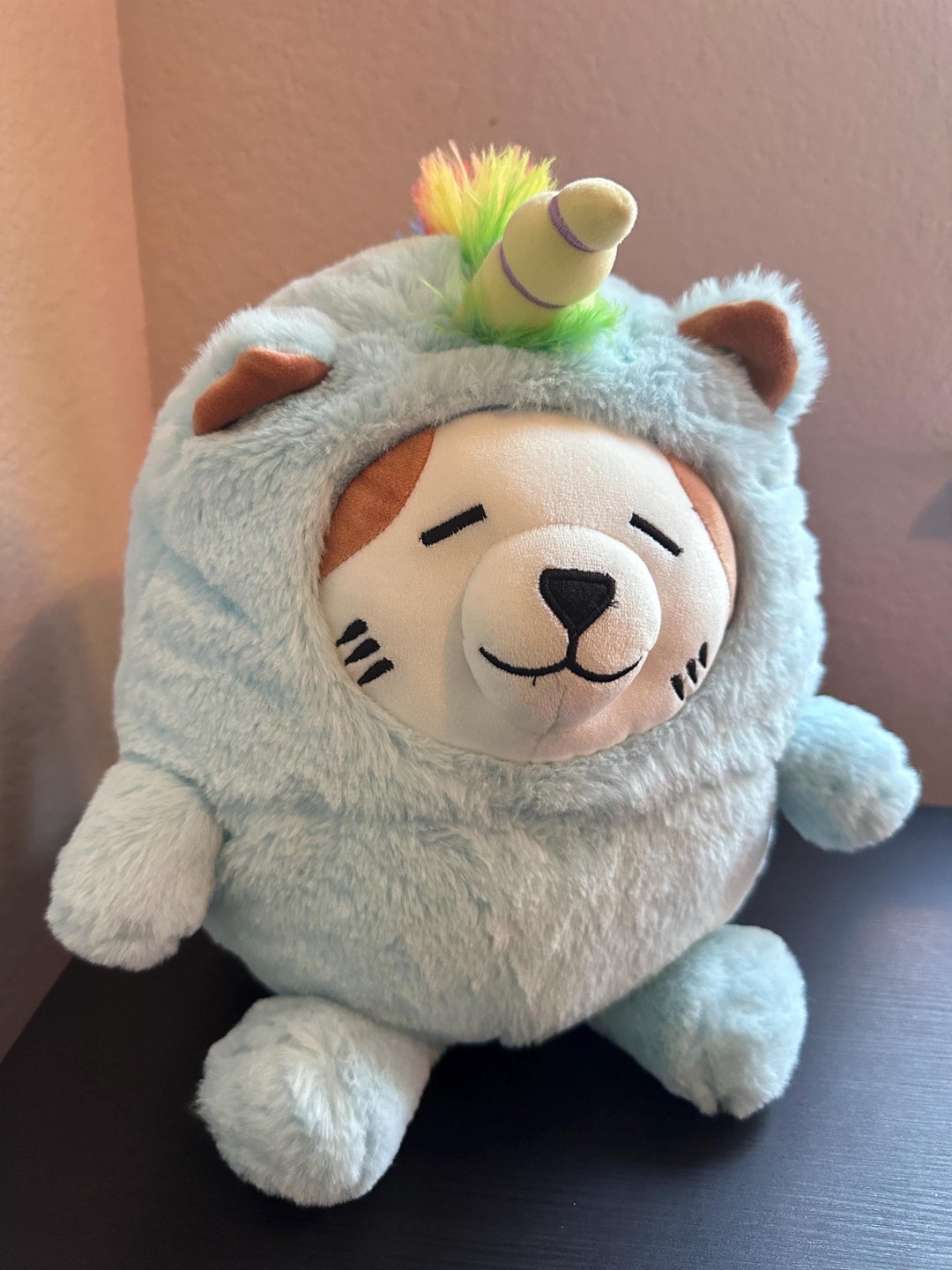 Miniso Corgi Plush in a Unicorn Costume | Undercover Corgi in Unicorn ...