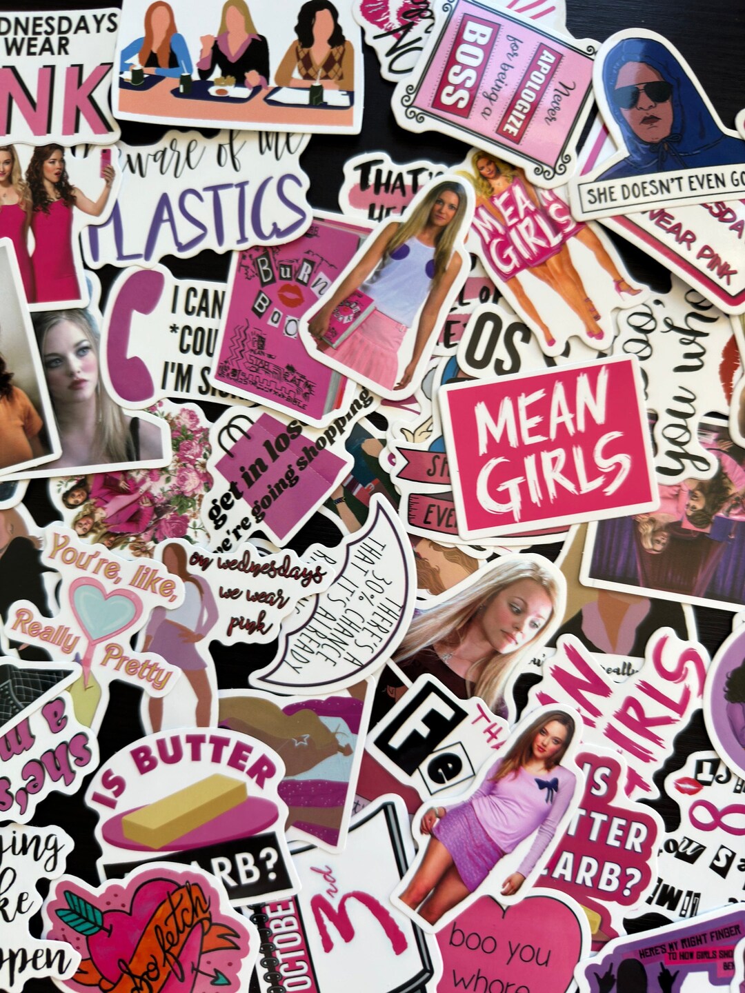 Mean Girl Stickers | Vinyl and Waterproof Stickers | 100 Pcs | Funny ...