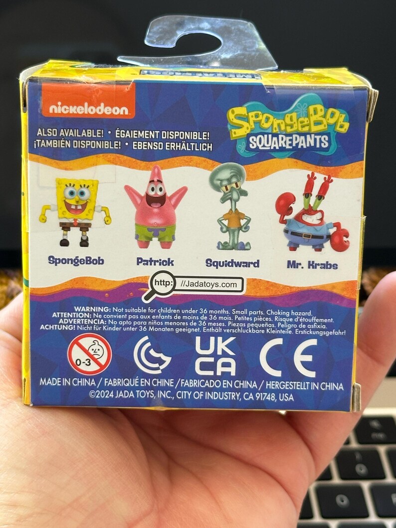 Spongebob Squarepants 2024 Metalfigs Diecast Figure – Collectible Gift ...