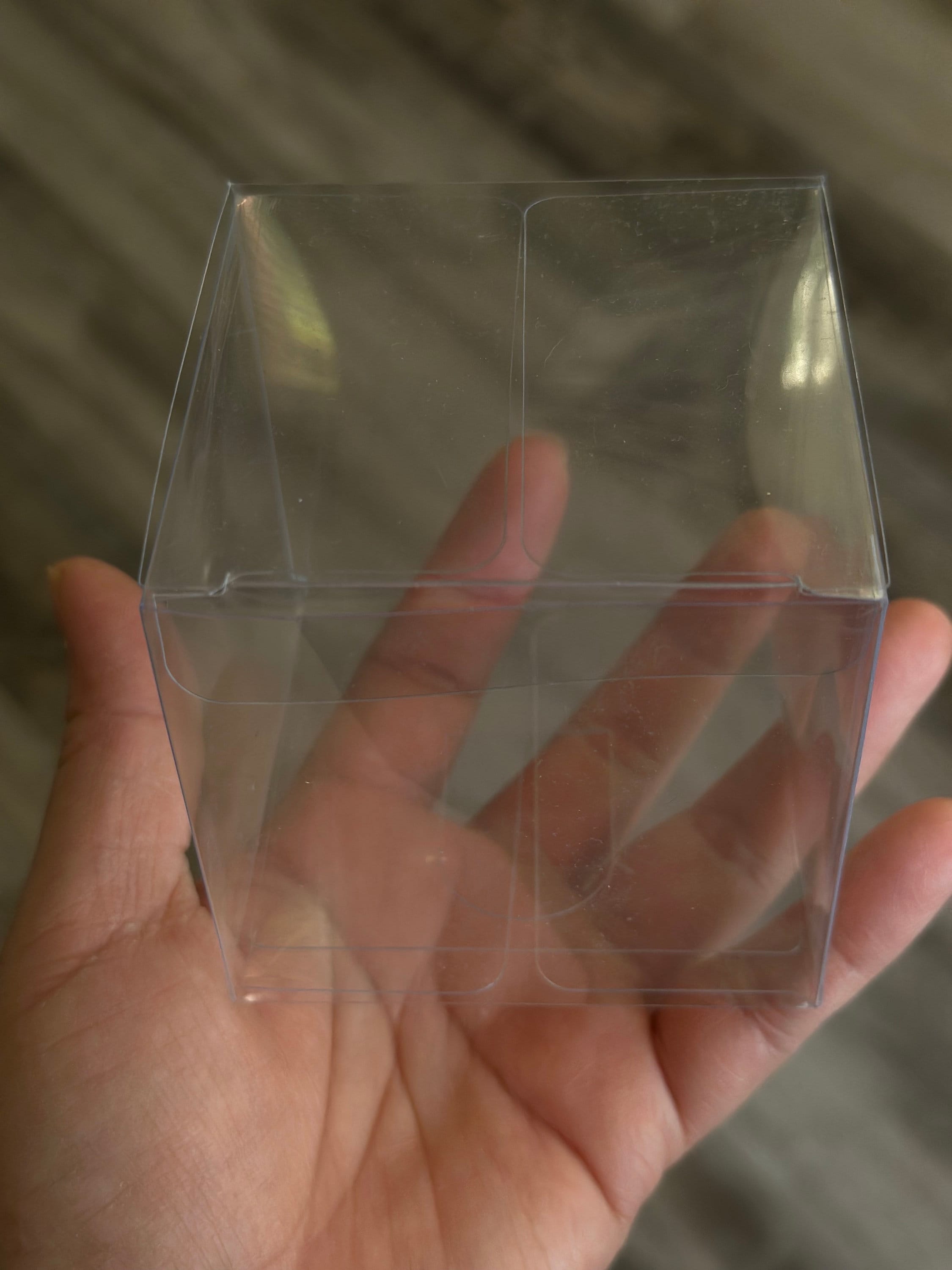 99 Pack 3x3x3 Inch Clear Hot Chocolate Bomb Boxes Small Gift Boxes ...