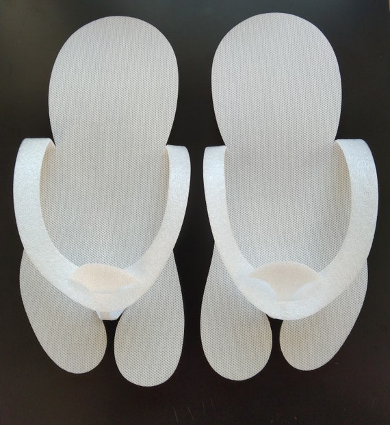 Disposable Hotel Slippers Japanese Disposable Flip Flop spa slippers beauty salons slippers 70 pcs. in carton box