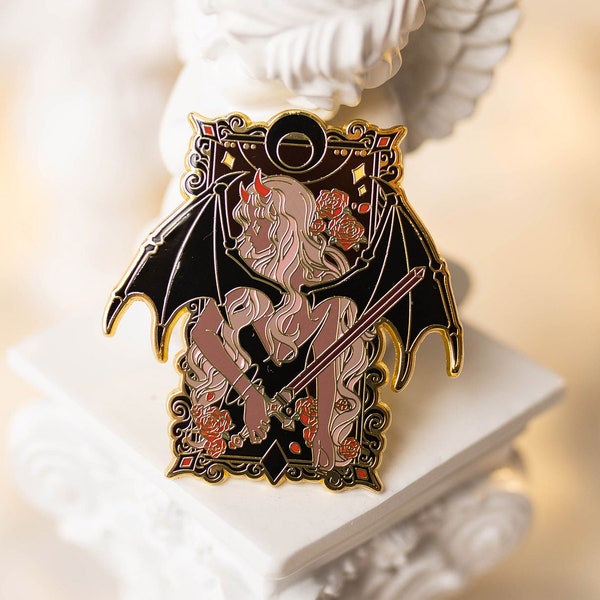 Devil Pin - Etsy