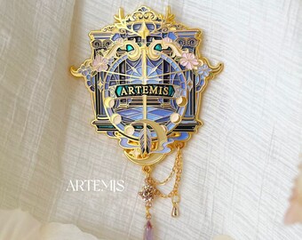 Artemis Goddess of Hunting Enamel Pin Greek Mythology Collection Book ...