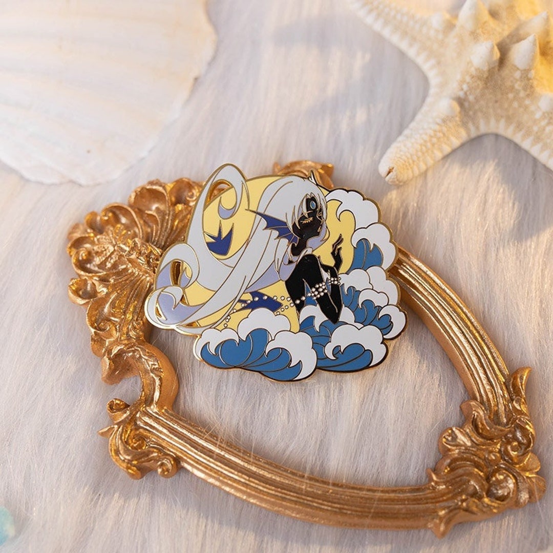 Personalized Gift Wave Siren Cute Collectible Pin Badge for Enamel Pin ...