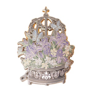 Iris Hard Enamel Pin, Botanical Art, Unique Gift, Gifts for Her - Etsy