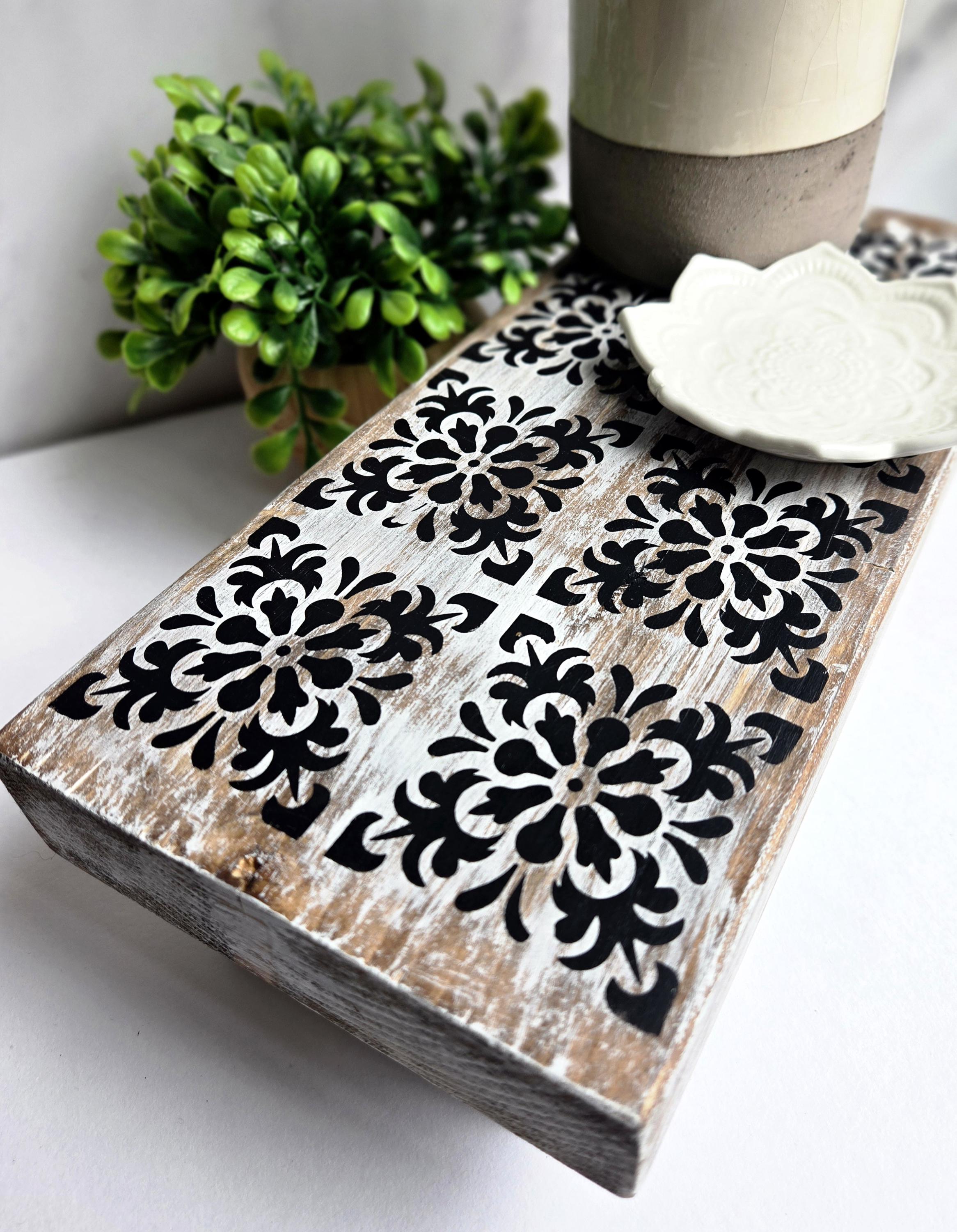 Rustic Farmhouse Wood Riser Wood Riser for Table, Elevated Display ...