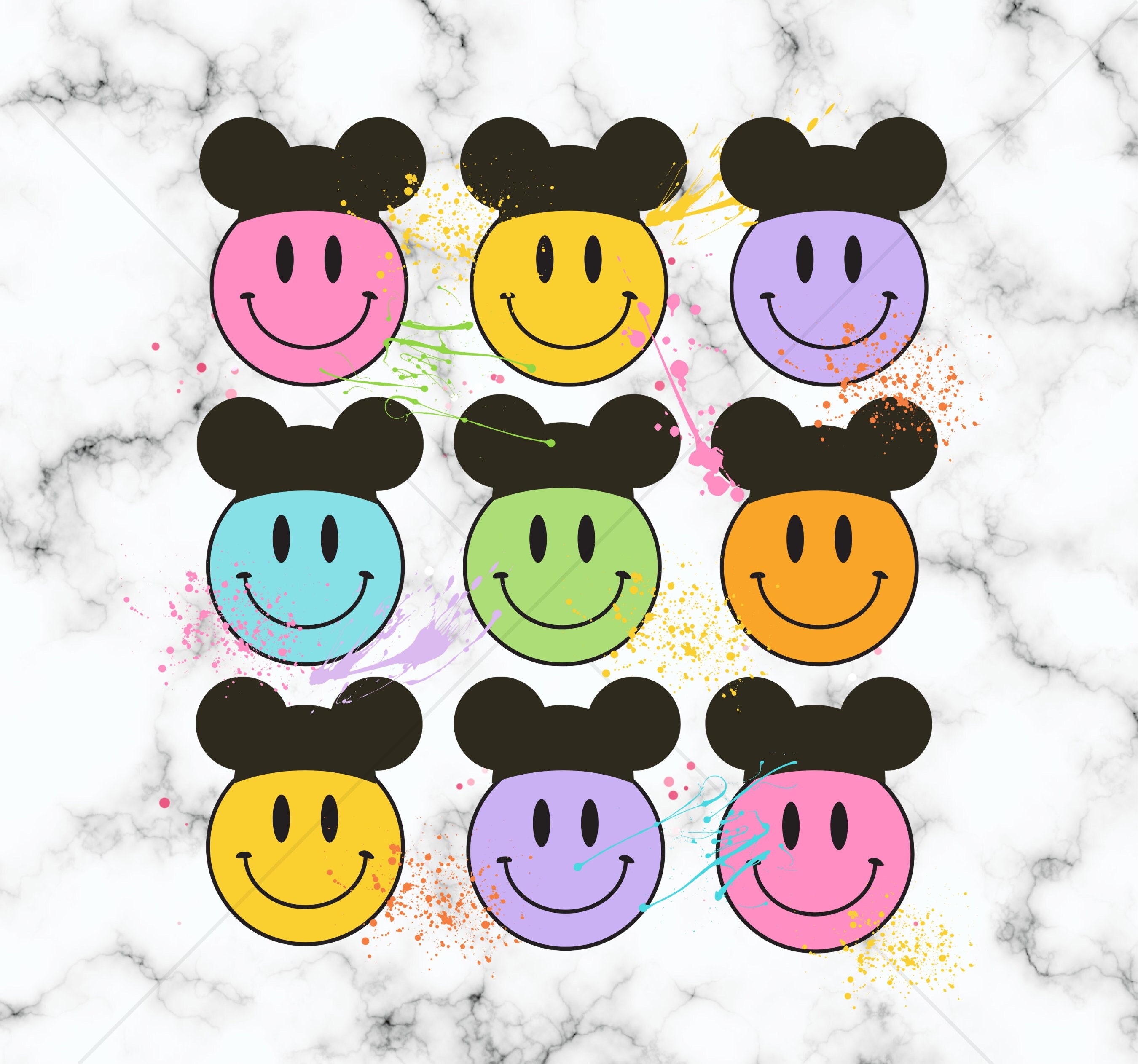 Festival of the Arts Happy Face Png, Mickey Epcot, Cute Retro Png ...