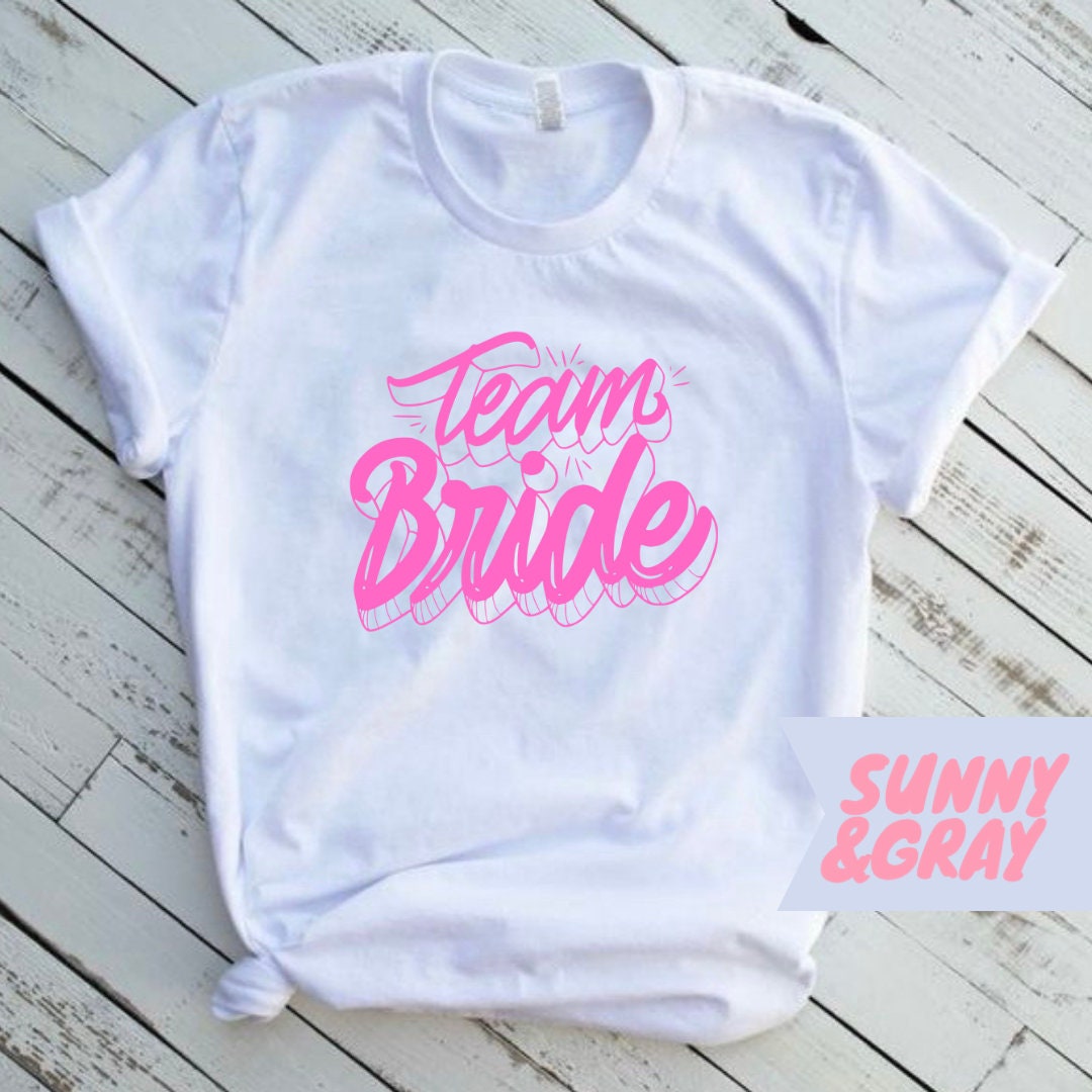 Team Bride Bridal Bachelorette Party PNG, Team Bride Svg, Bridal Party ...