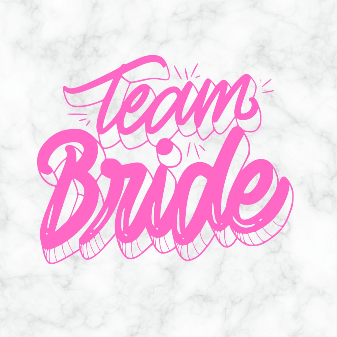 Team Bride Bridal Bachelorette Party PNG, Team Bride Svg, Bridal Party ...