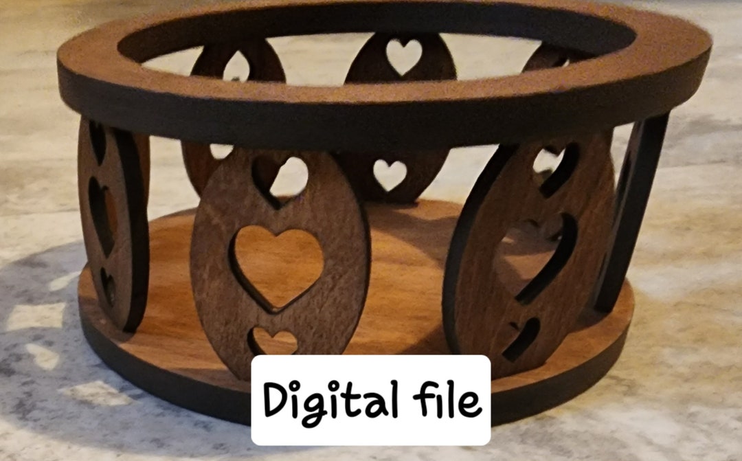 Heart Tray Svg Dxf for Laser or Cnc Machine - Etsy