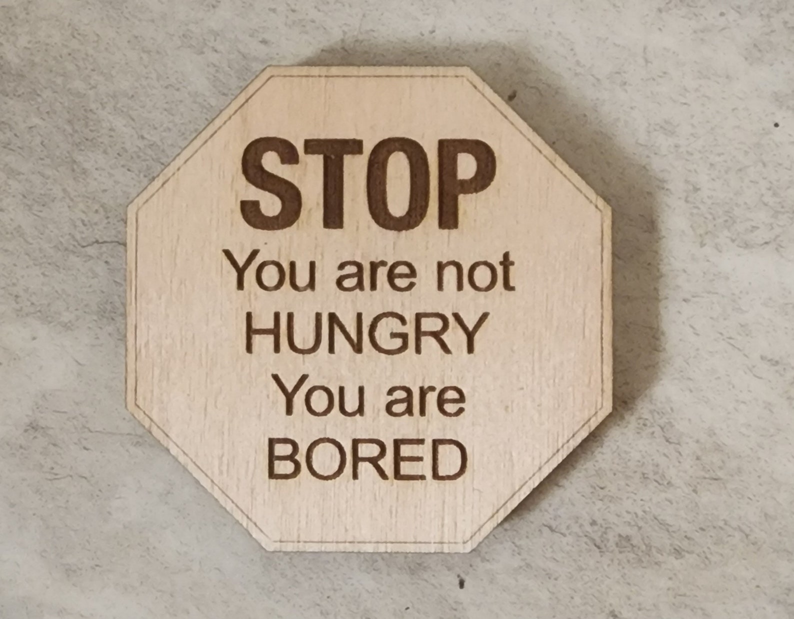 Refrigerator Magnet Wood Laser Engraved Magnet Funny Sayings Magnet ...