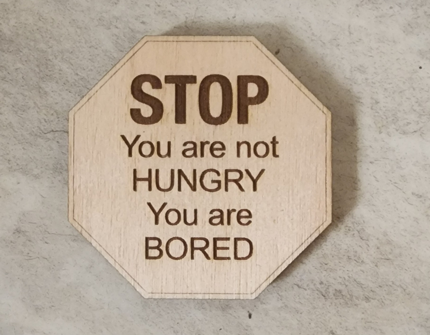 Refrigerator Magnet Wood Laser Engraved Magnet Funny Sayings Magnet ...