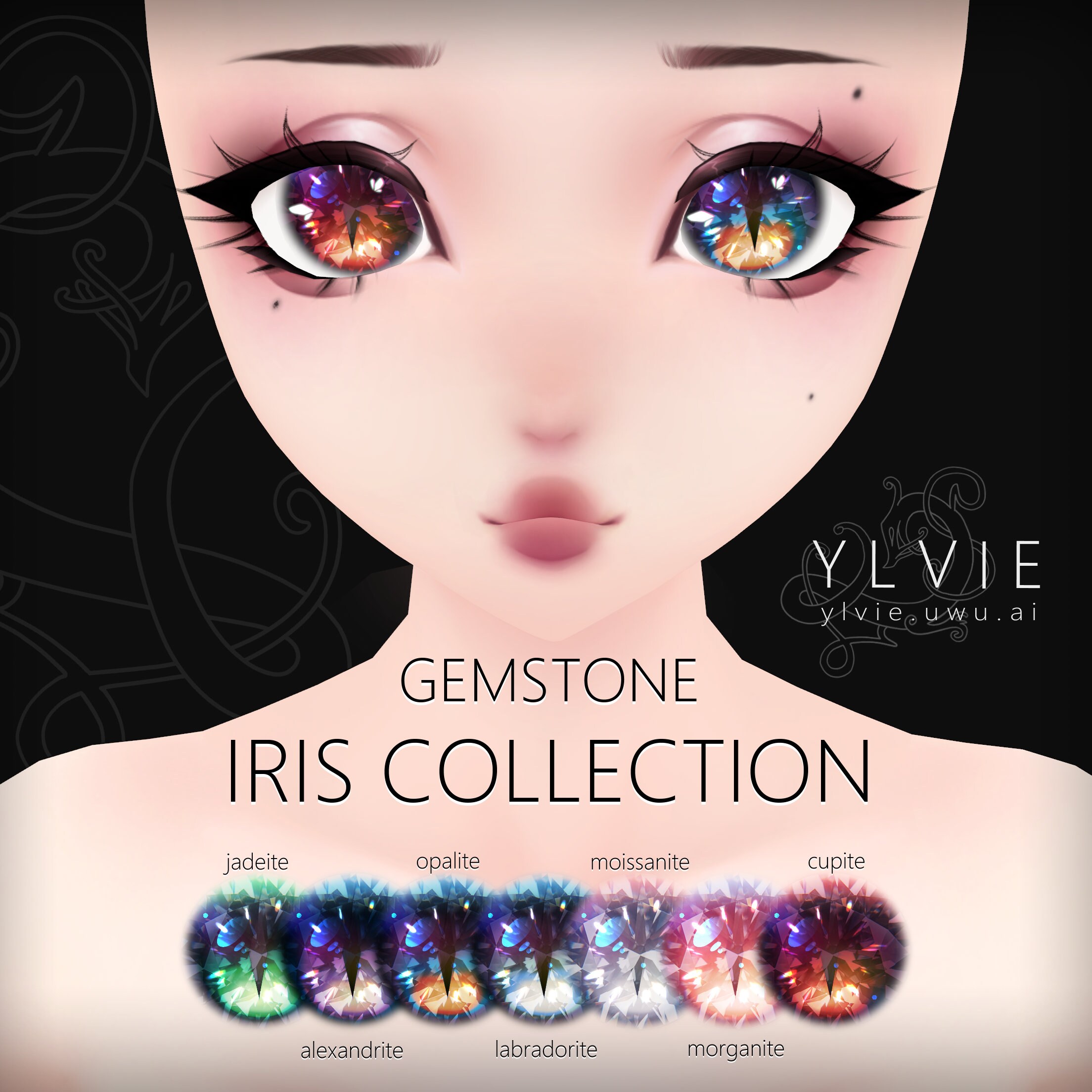 Vroid IRIS Gemstone Collection - Etsy Ireland