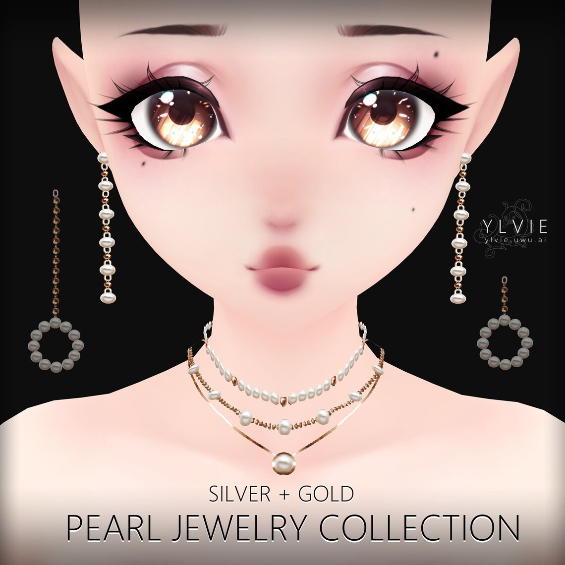 Vroid PEARL Jewelry Collection - Etsy