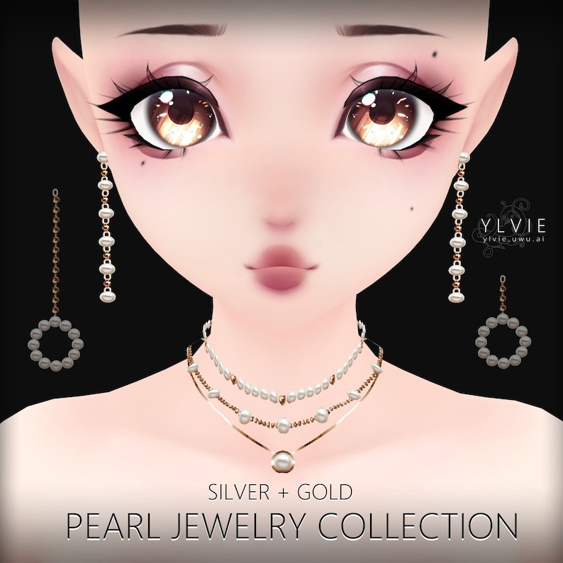 Vroid PEARL Jewelry Collection - Etsy
