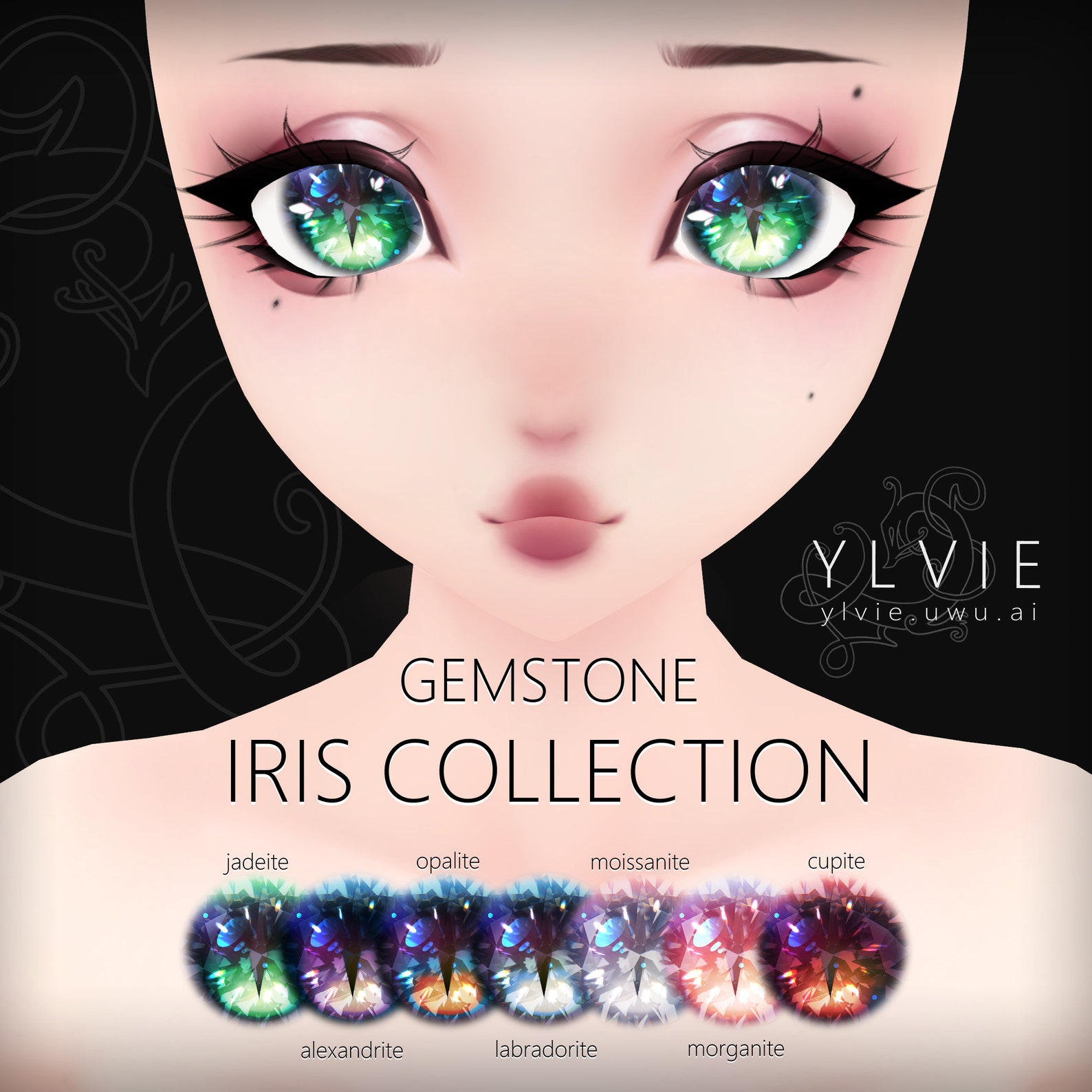 Vroid IRIS Gemstone Collection - Etsy