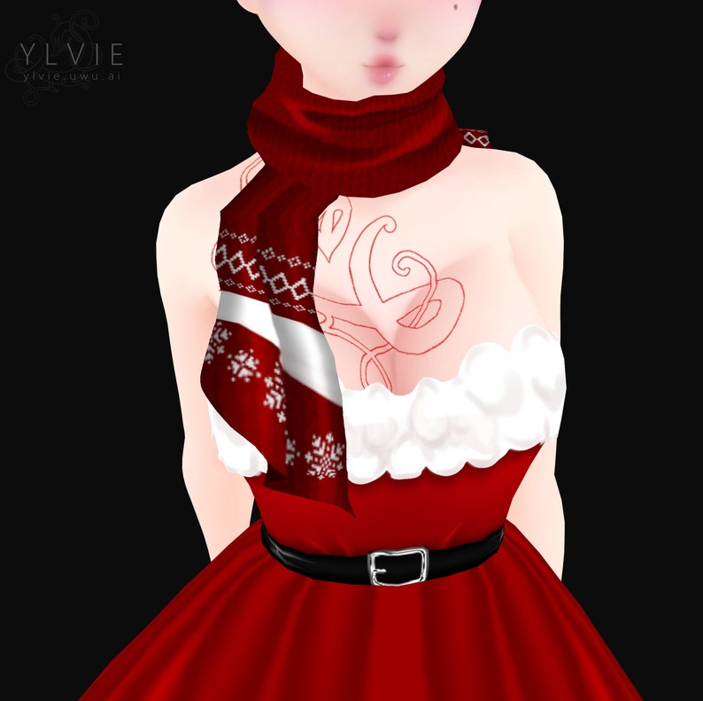 Vroid Holiday SCARF Set - Etsy
