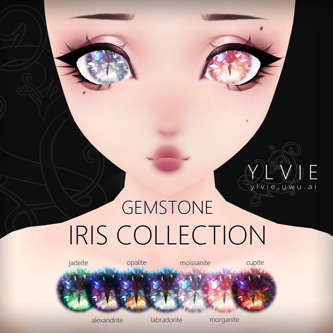 Vroid IRIS Gemstone Collection - Etsy UK