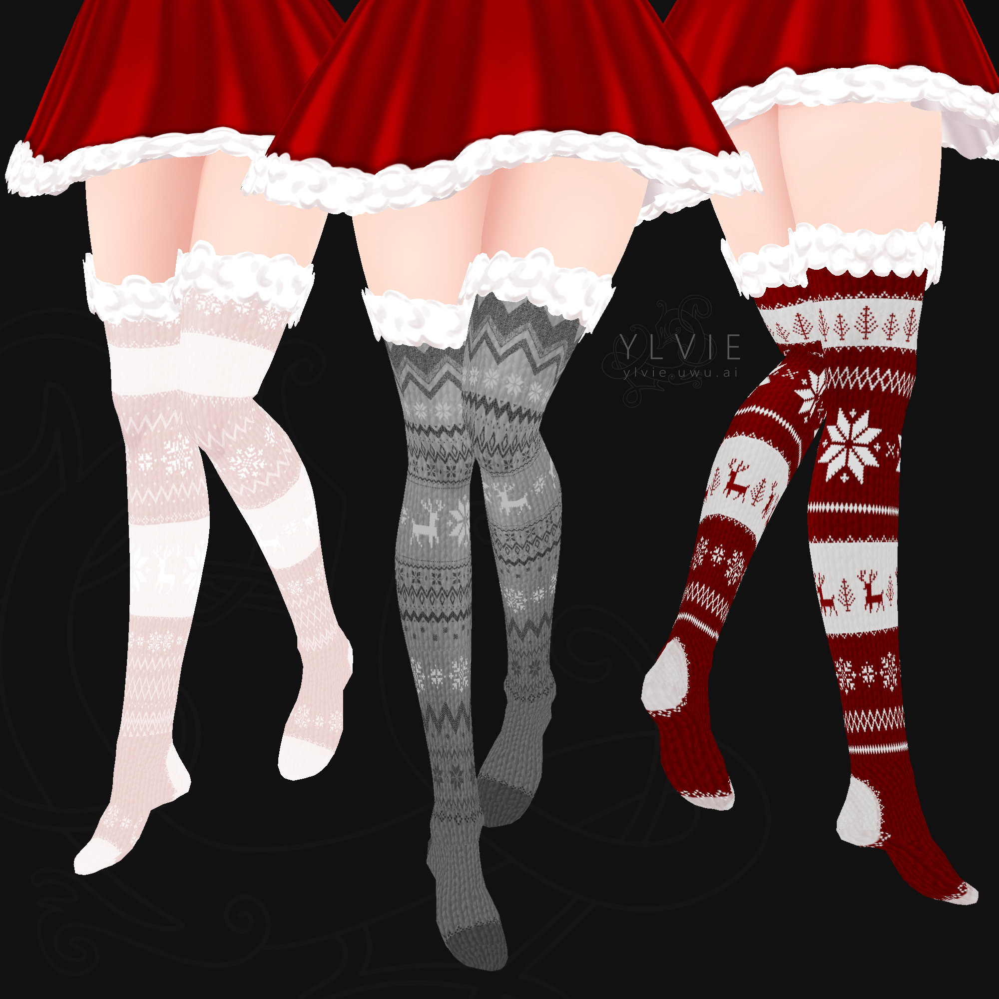 Vroid Holiday SOCK Set - Etsy
