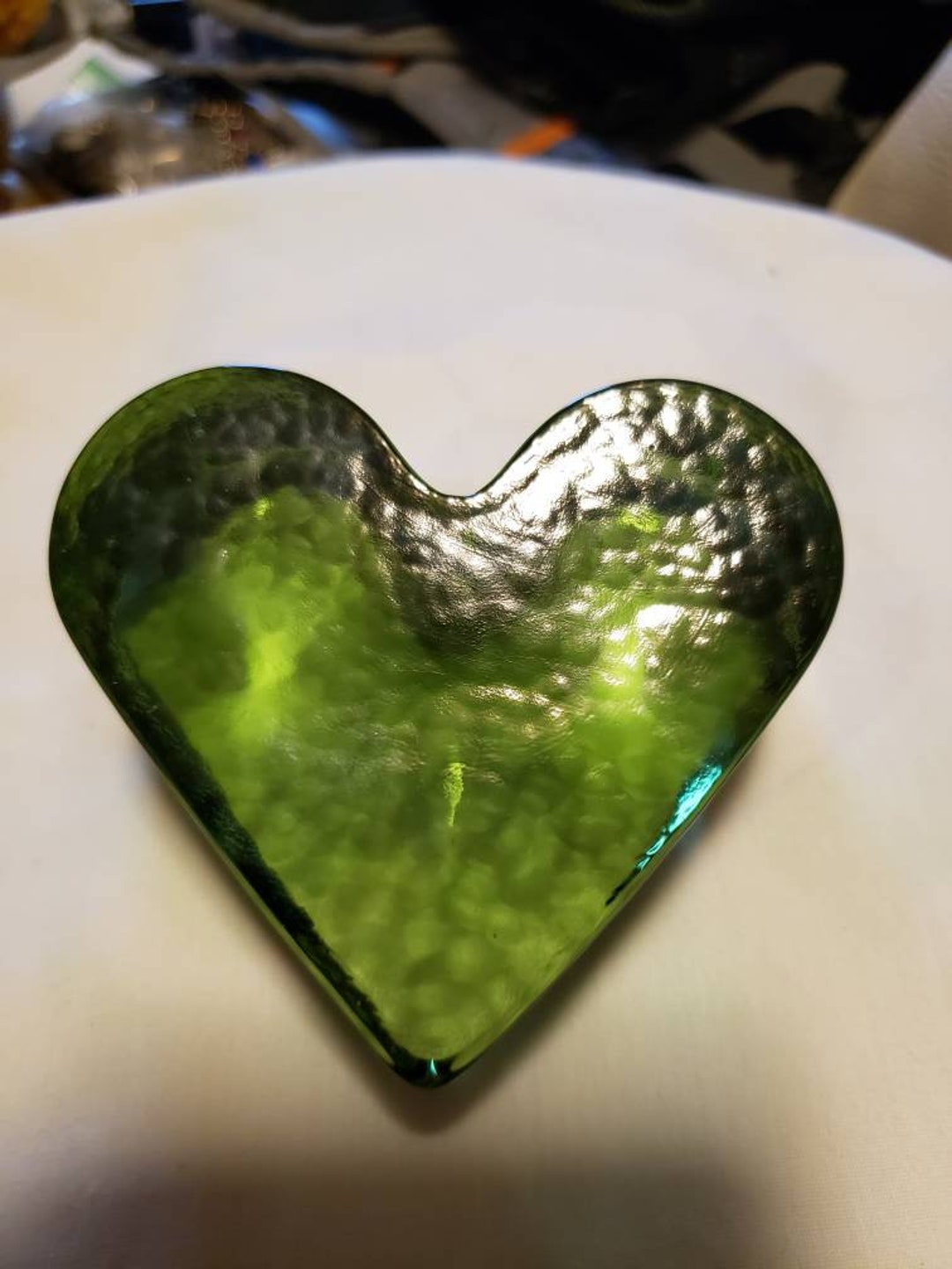 Green Fire Heart